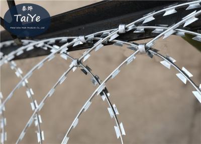 China Industrial Popular Flat Wrap Razor Wire Weatherproof Prison Wire Fence for sale