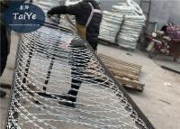 China Industrial Popular Flat Wrap Razor Wire Weatherproof Prison Wire Fence for sale