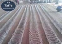 China Electro Galvanized Flat Wrap Razor Wire Razor Blade Fencing Export To Malaysia for sale