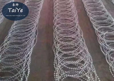 China High Security	Flat Wrap Razor Wire  Military Stainless Steel Razor Wire Coil for sale