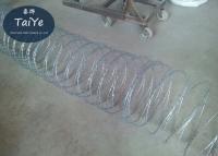 China High Security Galvanized Concertina Cross Razor Barbed Wire Fencing for sale