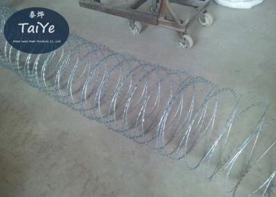 China High Security Galvanized Concertina Cross Razor Barbed Wire Fencing for sale