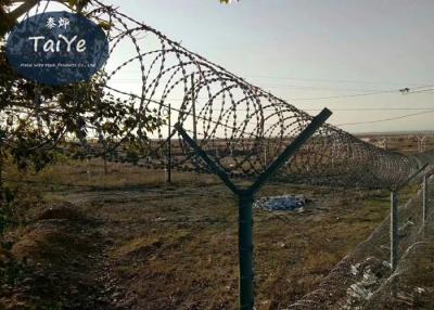 China Popular Specification Hot-dip Galvanized Razor Blade Fencing Wire Malaysia for sale