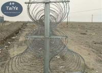 China High Zinc Coating Mobile Security Barrier Anti Rust Blade Wire Fencing for sale