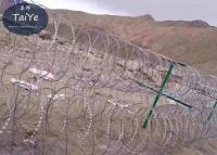 China High Zinc Coating Mobile Security Barrier Anti Rust Blade Wire Fencing for sale