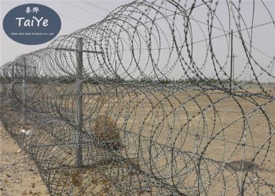 China Double Lined Thorn Razor Wire Coil High Strength  Simple To Handle for sale