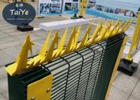 China PVC Coated Wall Security Spikes 2.0mm Barb Thickness For Industrial Buildings for sale