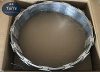 China Electric Galvanized Razor Ribbon Fencing For Industrial Wall Protection for sale