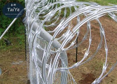 China Sentry Defence CBT 65 Razor Wire Zinc Coated High Strength With Clips for sale