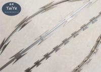 China Stainless Steel Wire Spiral Coil High Strength Razor Wire Tape To Euro Area for sale