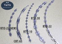 China Spiral Razor Wire Mesh Fencing  Outside Diameter 450mm Packed With Carton for sale