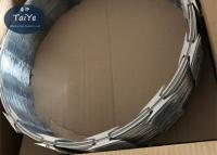 China Security CBT 65 Razor Wire Military Concertina Razor Coil Used On Fence Protection for sale