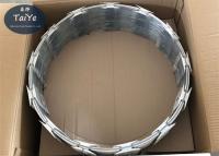 China Iron Wire Material CBT 65 Razor Wire Hot Dipped Galvanized Steel Razor Sharp Wire for sale