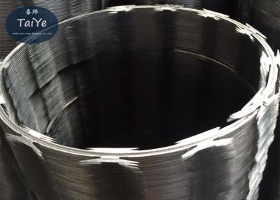 China Cross Razor Type Blade Wire Fencing Galvanized Surface Treatment for sale