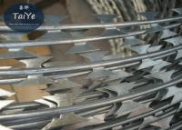 China Steel Wire Material and Galvanized Surface Treatment Standard BTO-22 Blade Sharp Razor Barbed Wire for sale