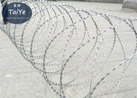 China Aluminum Alloy Silver Razor Wire Mesh Fencing Used For Cottage And Society Fence for sale