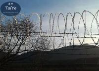 China Strong BTO 22 Razor Wire Type Razor Blade Wire Fence Price Per Roll for sale