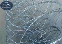 China Military BTO 22  Concertina Razor Wire Galvanized Stainless Steel for sale