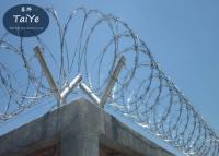China Military Concertina CBT60 Razor Barbed Wire High Security Exported Singapore for sale