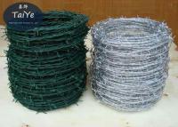 China PVC Coated Concertina Razor Barbed Wire  Electrophoretic Razor Tape Wire for sale