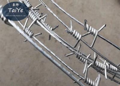 China Customize Single Coil Security Barbed Wire Anti Rust Used In Highway Fencing for sale