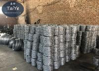 China Electro Galvanized Razor Blade Barbed Wire Traditional Twisted BWG12x12 for sale