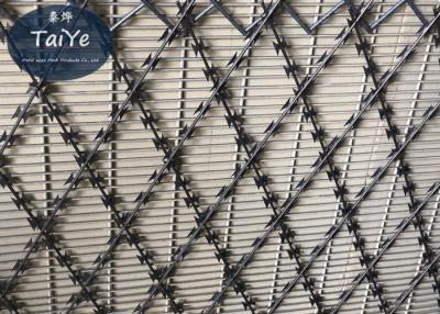 China 304 Stainless Steel Welded Razor Wire Mesh Anti Climbing Prison Fencing for sale