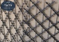 China Military Fields Welded Wire Mesh Fence Strong Razor Blade Wire Fence for sale