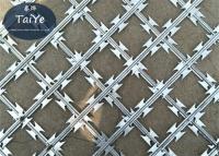 China BTO22 Square Diamond Welded Razor Wire Mesh Fence Hot Dipped Galvanized for sale