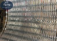 China SS304 Razor Wire Fittings High Strength Razor Wire Clamps Anti Rust for sale