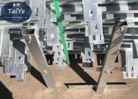China High Zinc Coated Chain Link Fence Barbed Wire Arms  Firm Structure On Railway for sale