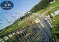 China Commercial Airport Barbed Wire Brackets Silver Green Chain Link Barbed Wire Arm for sale