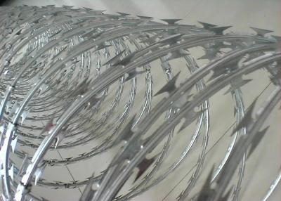 China Galvanized Bto22 Razor Barbed Wire For Wire Fencing for sale