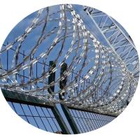 China Galvanized Bto22 Razor Barbed Wire For Wire Fencing for sale