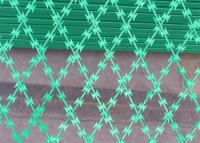 China Powder Coating Razor Wire Mesh Fencing / Flat Type Welded Razor Wire Fence for sale