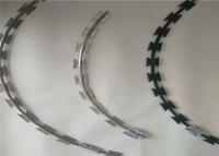 China Hot Dip Galvanized Barbed BTO 22 Razor Wire 5-25kg / Roll Packing Weight for sale