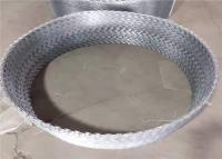 China Hot Dip Galvanized Barbed BTO 22 Razor Wire 5-25kg / Roll Packing Weight for sale
