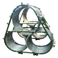 China Long Life Mobile Security Barrier Concertina Razor Wire Barrier For Fence for sale