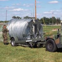 China Mobile Razor Wire Barrier Trailer Security BTO -22 Concertina Razor Barbed Wire for sale