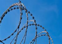 China 450mm Galvanized 3 Clips BTO 22 Razor Wire Concertina Cross For Security for sale