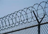 China Outdoor CBT - 65 Razor Barbed Wire Fence Hot Dipped Galvanized Mesh Fence for sale
