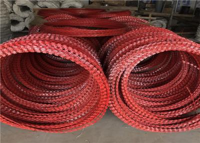China Anti Climping Pvc Coated Razor Wire With Hot Dipped Galvanize Sheet And Galvanized Wire for sale