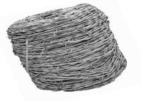 China 12 Gauge Galvanized Barbed Iron Border Fence Wire For Wire Fencing ISO9001 Passed for sale