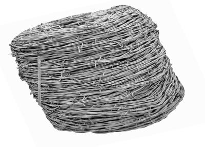 China 12 Gauge Galvanized Barbed Iron Border Fence Wire For Wire Fencing ISO9001 Passed for sale