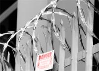 China ISO Galvanized Barbed Wire Of Razor Blade , Concertina Wire Fencing for sale