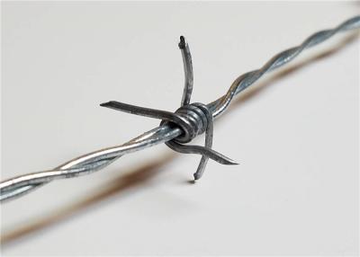 China Electric Galvanized 2.5mm Barbed Wire Mesh Pvc Coated Of Low Corbon Steel Wire for sale