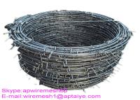 China Electric Galvanized 2.5mm Barbed Wire Mesh Pvc Coated Of Low Corbon Steel Wire for sale