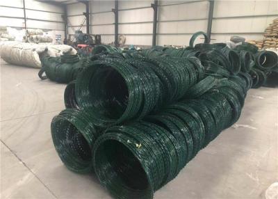 China Powder Coated Galvanized Razor Wire Barbed Wire For Wire Mesh Fence for sale