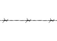 China Galvanized Steel Wire Fencing Security Barbed Wire Single Strand For Animal Husbandry for sale