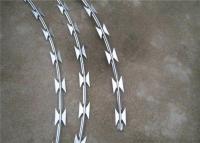 China ISO Galvanized Razor Wire Fencing , Security Barbed Wire BTO -22 BTO -11 BTO -30 for sale
